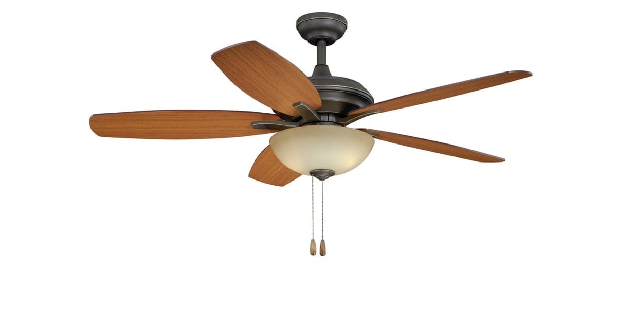 Vaxcel Lighting FN52998OR Valencia 52" 5 Blade Indoor Ceiling Fan ...