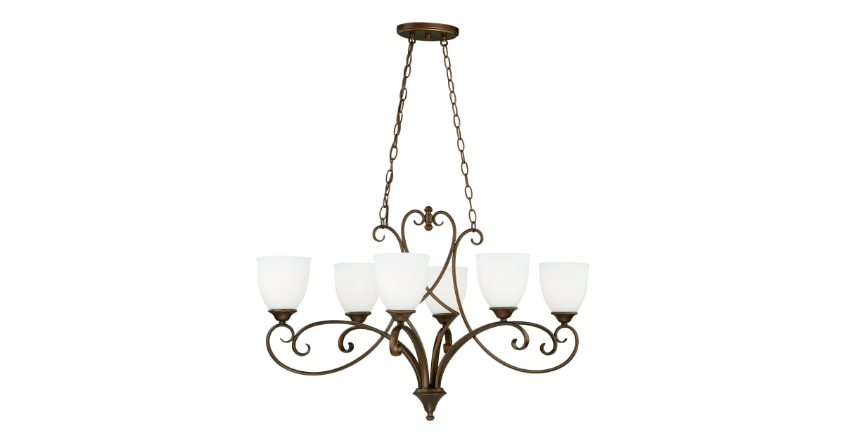 Vaxcel Lighting P0080 Claret 6 Light Multi Light Chandelier | Ferguson Home