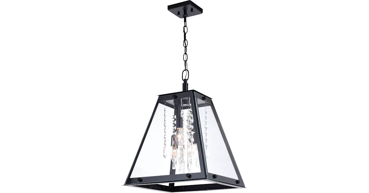 Vaxcel Lighting P0323 Tremont 4 Light 15" Wide Crystal Pendant ...