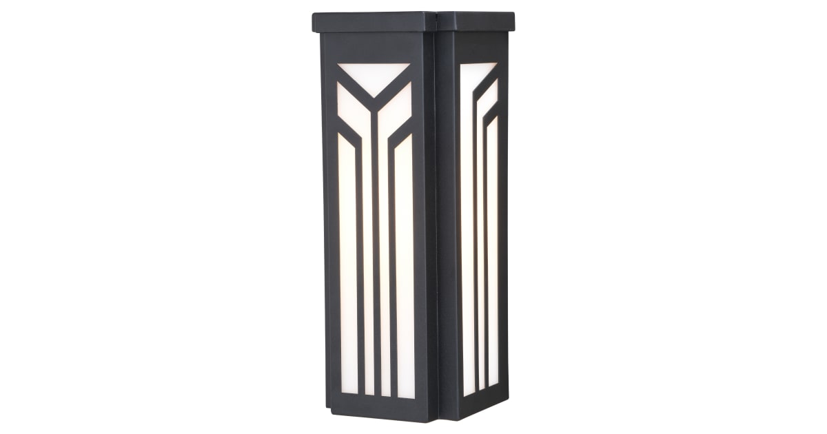 Vaxcel Lighting T0562 Evry Single Light 12" Tall Outdoor Wall Sconce ...