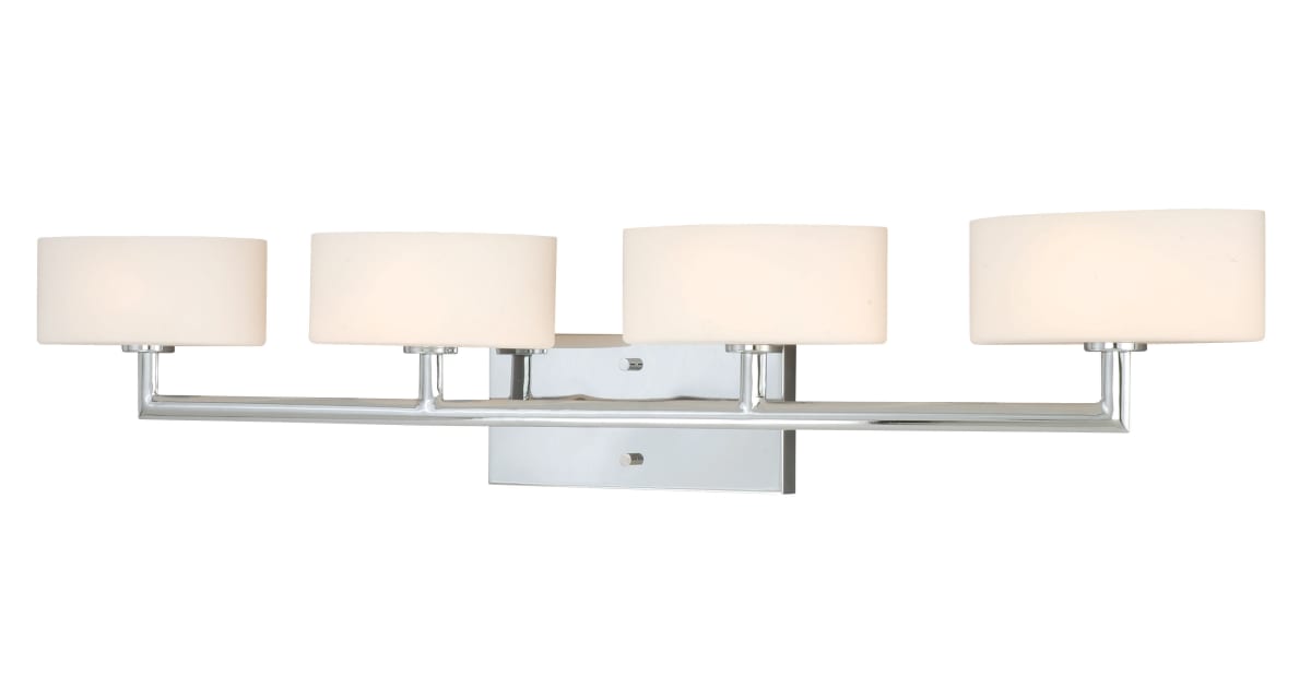 Vaxcel Lighting W0004 Allerton 4 Light Bathroom Vanity Light - 37.5 ...