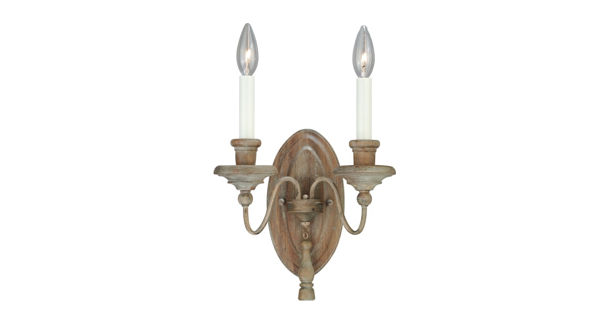 Vaxcel Lighting W0078 Lucca 2 Light Indoor Wall Sconce | Ferguson Home