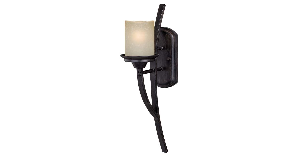 Vaxcel Lighting W0300 Halifax Single Light 20" Tall Wall Sconce with A ...