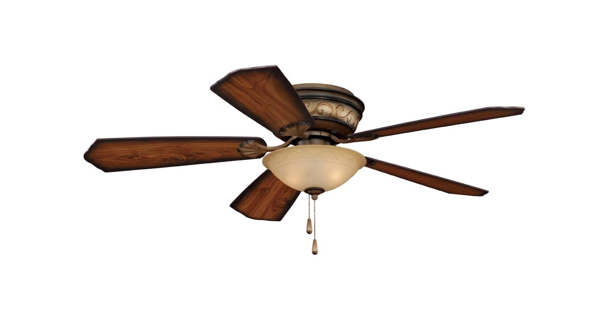 Vaxcel Lighting FN52995OR Riviera 52" 5 Blade Indoor Ceiling Fan with ...