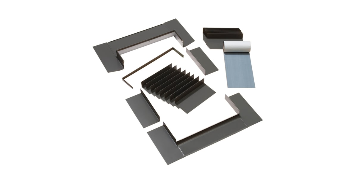 Velux EDL C06 0000B Size C01/C04/C06 Low-Profile Flashing Kit with ...