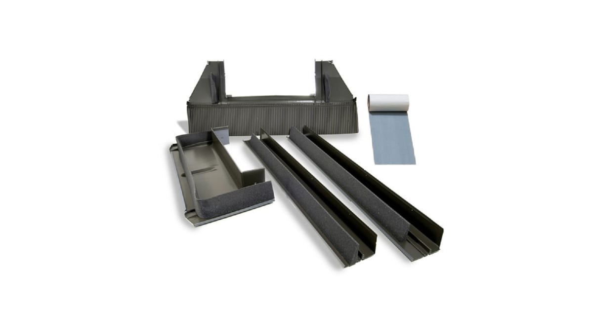 Velux EDW C06 0000A Size C06 High-Profile Tile Roof Flashing Kit with ...