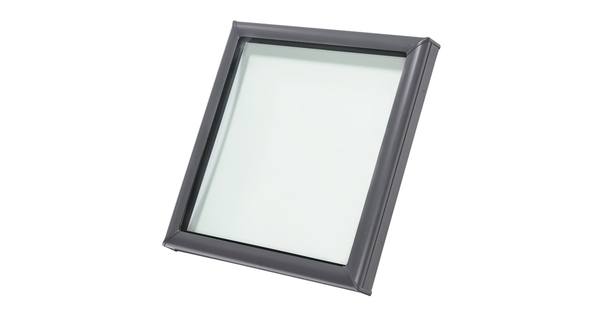 Velux FCM 2222 0005 22-1/2 x 22-1/2 Inch Tempered LowE3 Fixed Curb ...