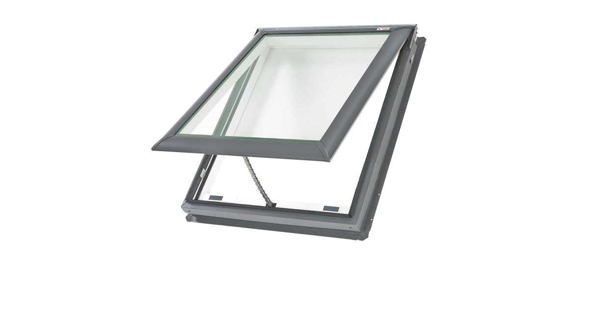 Velux VS C01 2004 21 x 26-7/8 Inch Laminated LowE3 Manual Venting Deck Mount Skylight from the ...
