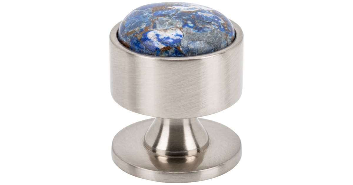 Vesta Fine Hardware V7550BSN FireSky Solid Brass 1-3/8" Artisan Round ...