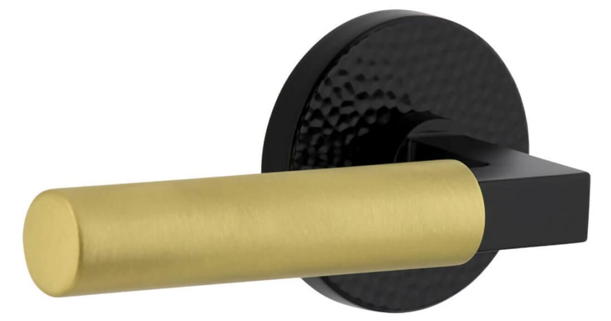 Viaggio 602986 Split Finish Left Handed Solid Brass Privacy Door Lever ...