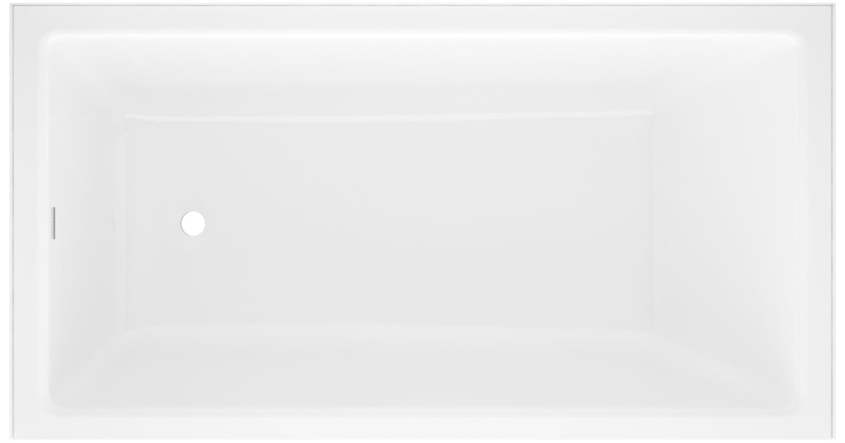 Victoria and Albert KAL2-N-LH-SW-IO Kaldera 60" Drop In, Three Wall ...