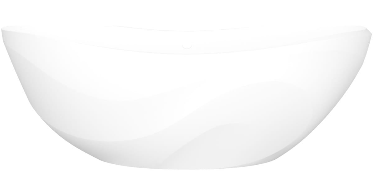 Victoria and Albert SE1M-N-SM-OF Seros 65" Free Standing Natural Stone ...