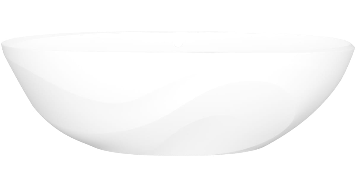 Victoria and Albert SE4M-N-SM-OF Seros 70" Free Standing Natural Stone ...