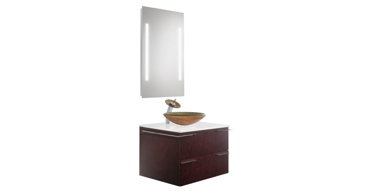 Vigo VGV1000 Vision 31" Bathroom Vanity Set with Stone Top, Janus ...