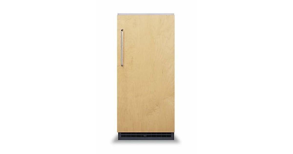 Viking FGIM515 15" Wide 26 Lbs. Capacity Clear Ice Maker with 65 Lbs ...