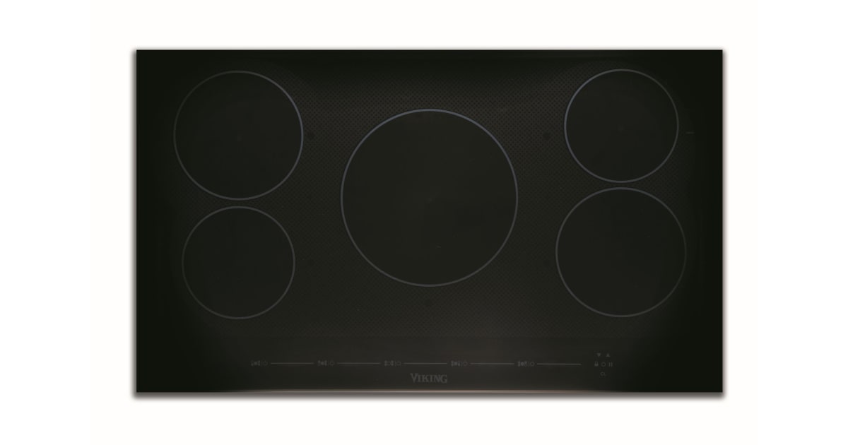 Viking MVIC6365BBG Virtuoso 36 Inch Wide Built-In Induction Cooktop ...