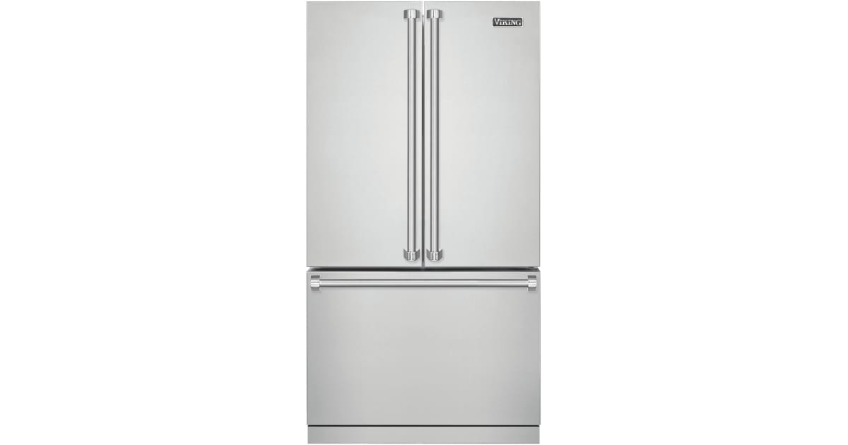 Viking RVRF3361SS 36 Inch Wide 22.1 Cu. Ft. French Door Refrigerator ...