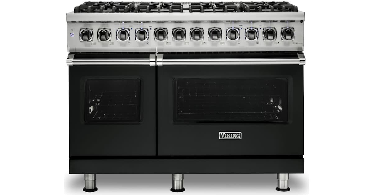 Viking VDR5488BAN 48 Inch Wide 7.27 Cu. Ft. Free Standing Dual Fuel ...