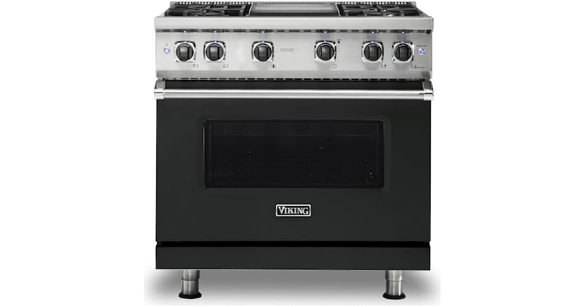 Viking VGR5364GAN 36 Inch Wide 5.07 Cu. Ft. Free Standing Natural Gas ...