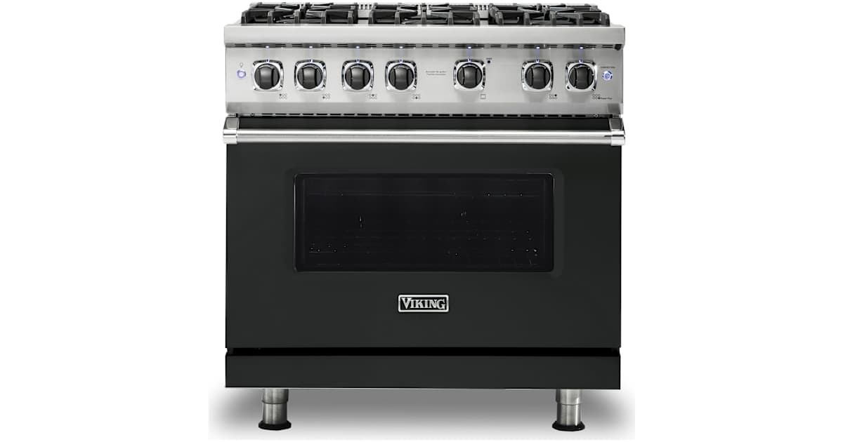 Viking VGR5366BAN 36 Inch Wide 5.1 Cu. Ft. Free Standing Natural Gas ...