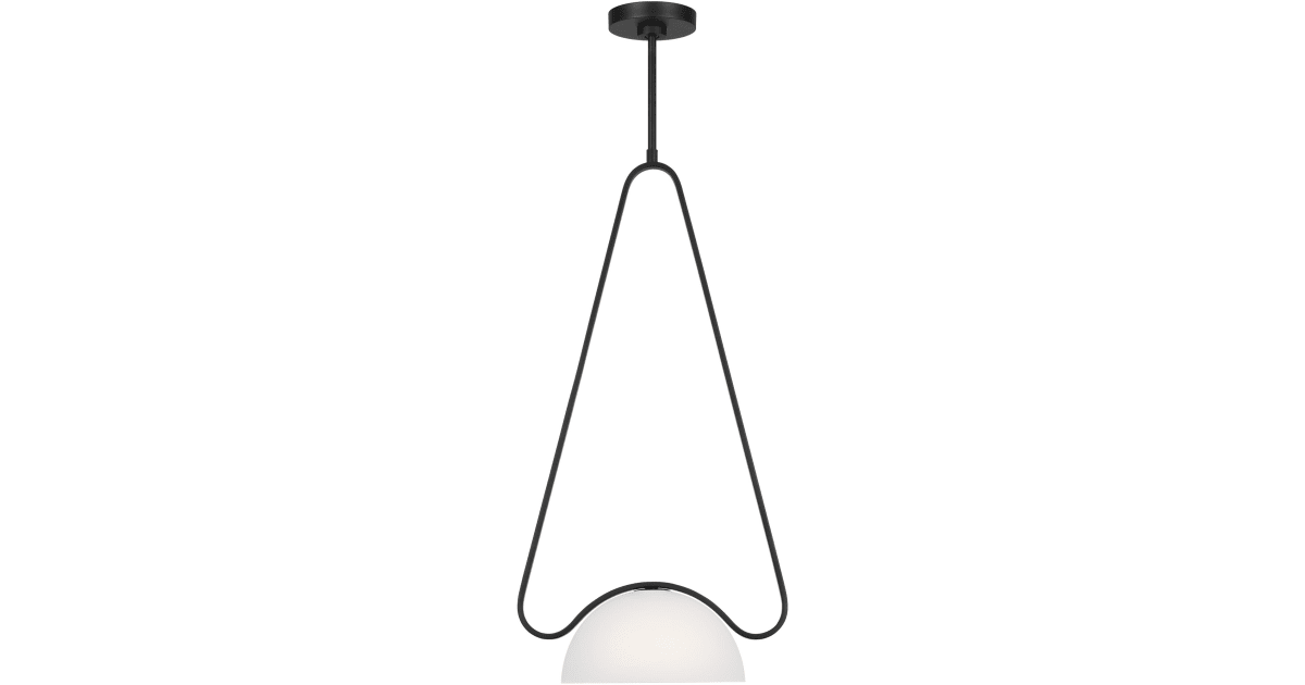 Visual Comfort KP1151MBK Nido 8" Wide Mini Pendant | Ferguson Home