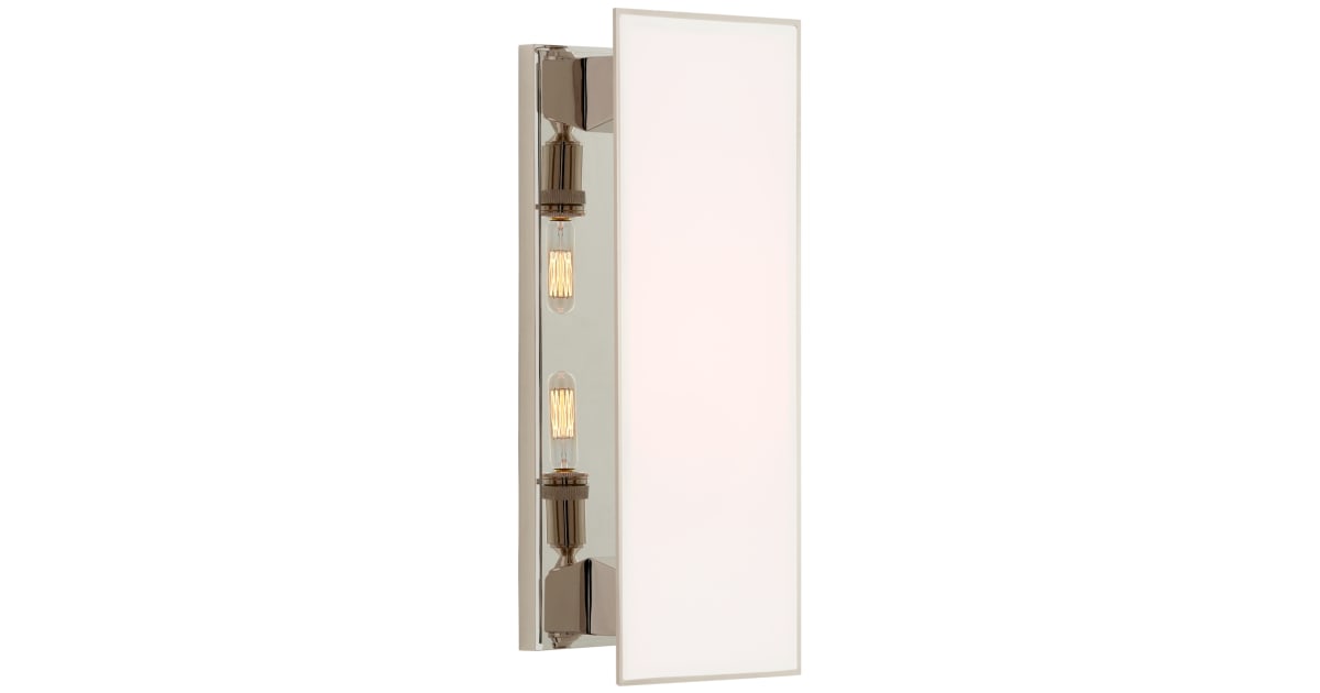 Visual Comfort TOB 2342PN-WG Albertine 18" Medium Sconce with White ...
