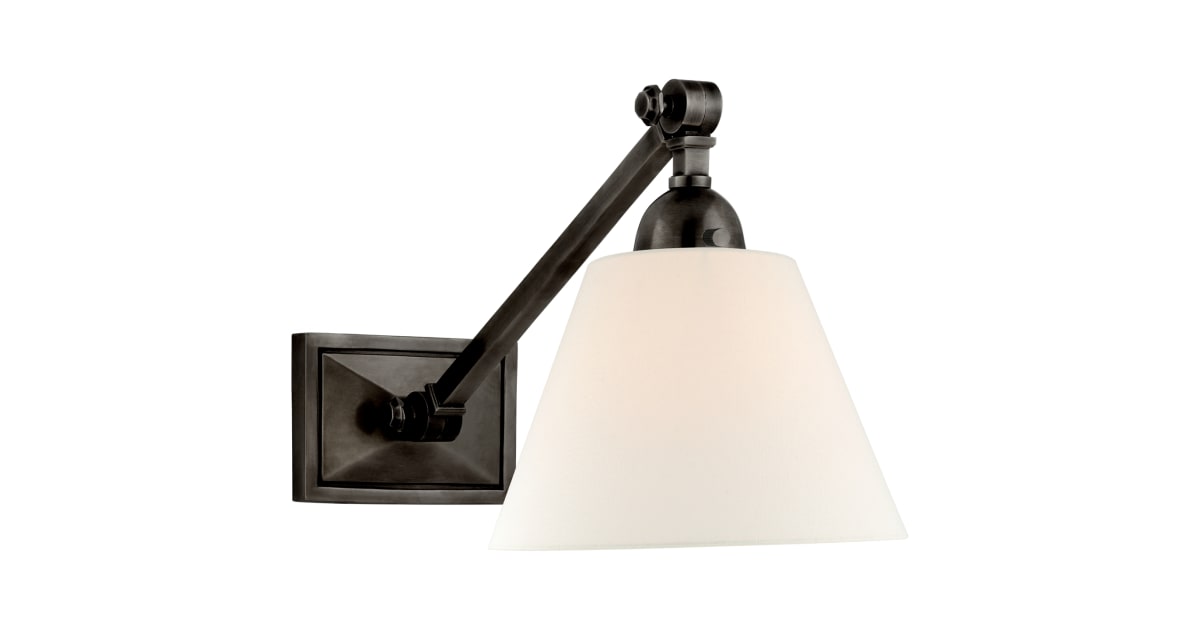 Visual Comfort AH 2325GM-L Jane 10" Library Plug-In Wall Light with ...
