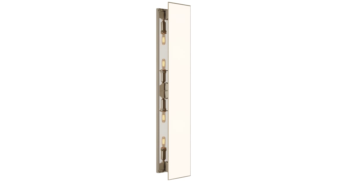 Visual Comfort TOB 2343PN-WG Albertine 39" Large Sconce with White ...