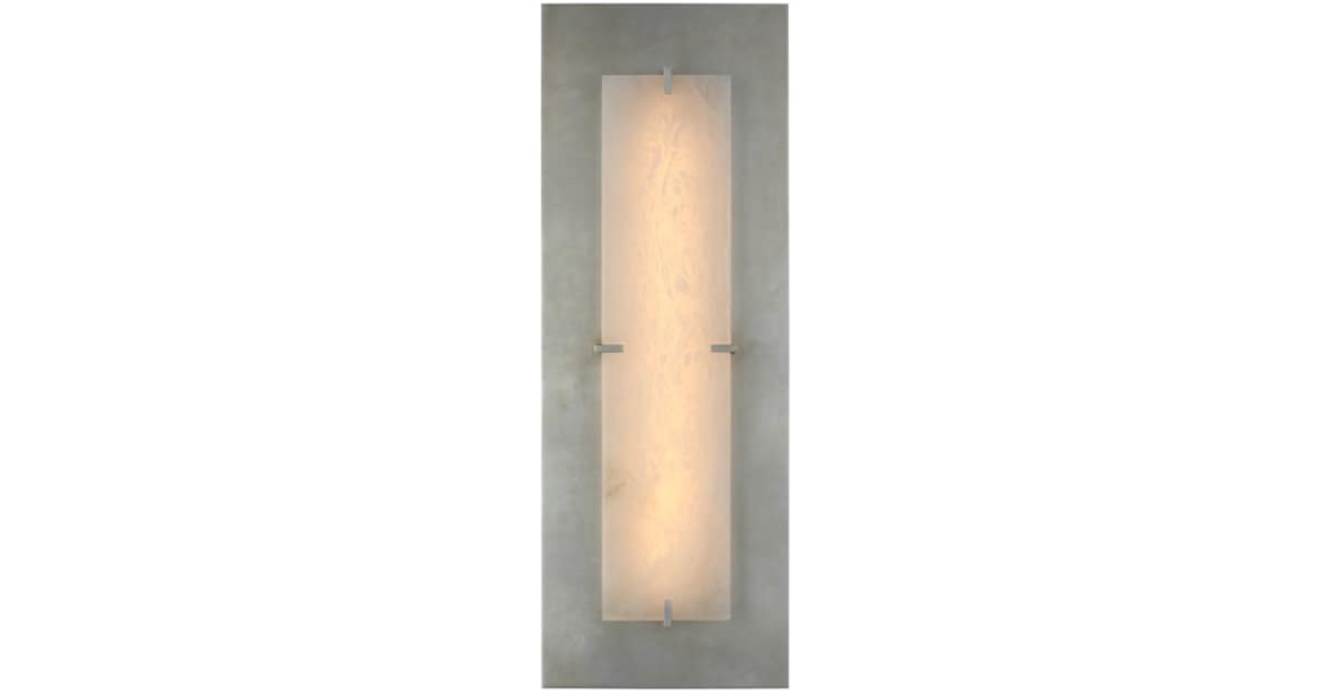 Visual Comfort ARN 2923BSL/ALB Dominica 28" Tall Large Rectangle Sconce ...