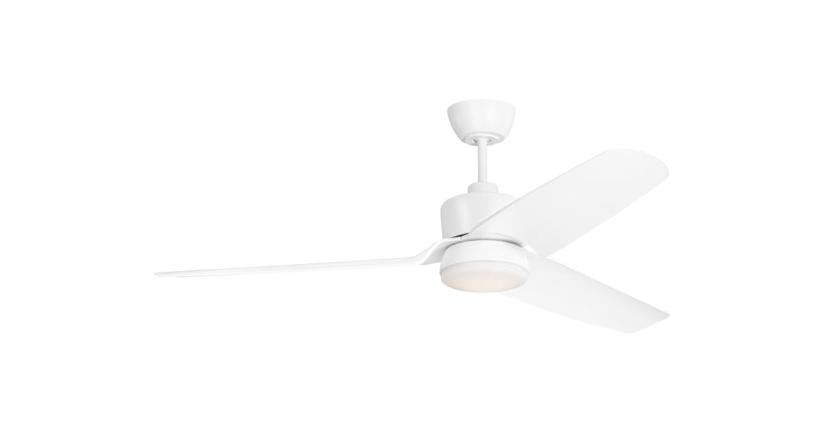 Visual Comfort 3CGR56RZWD Colgin 56" 3 Blade Indoor LED Ceiling Fan ...