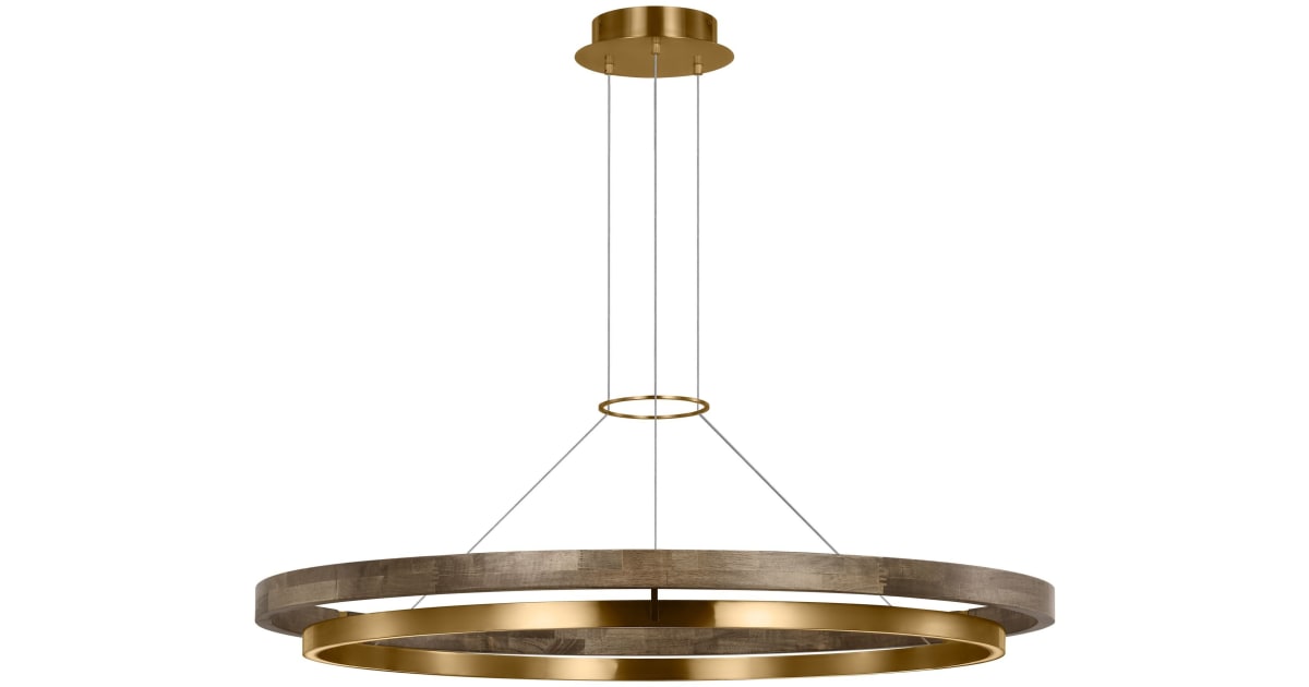 Visual Comfort 700GRC48NBW-LED930 Grace 48" Wide LED Ring Chandelier ...