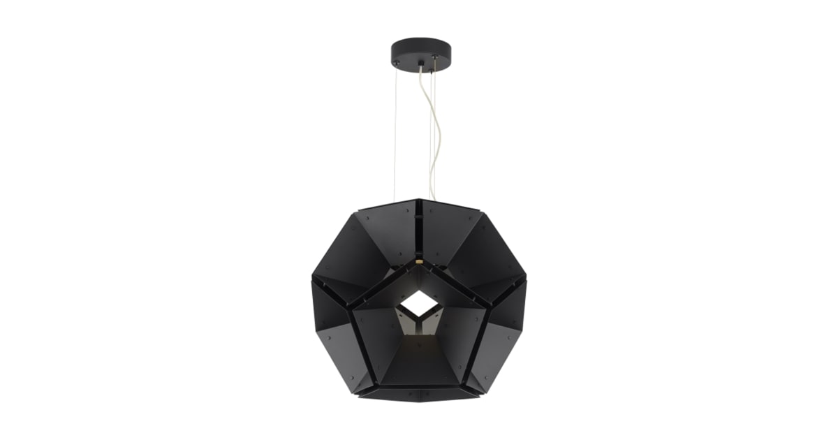 Visual Comfort 700HEX36BB-LED930 Hex Suspension 36" Wide Integrated LED ...