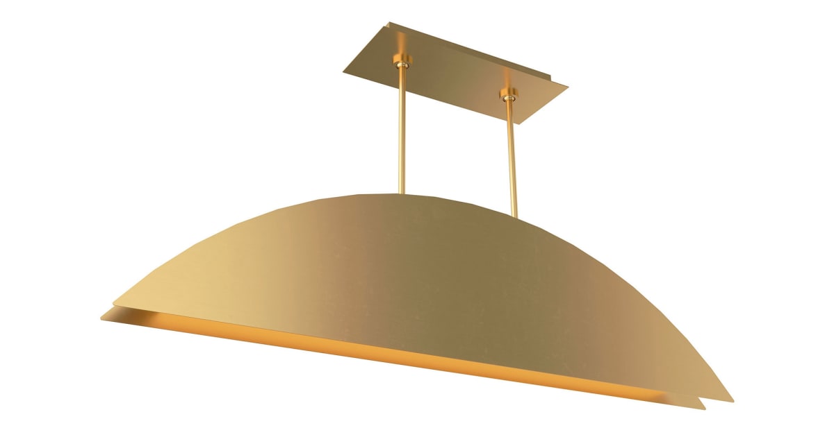 Visual Comfort 700LSBAU50NB-LED930 Bau 50" Wide LED Linear Chandelier ...