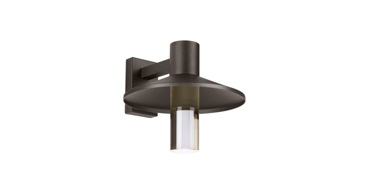 Visual Comfort 700OWASHH93016CZUNVPC Ash 14" Tall Integrated LED Shaded ...