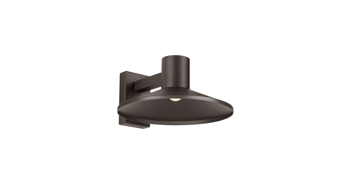 Visual Comfort 700OWASHH93016DZUNV Ash 14" Tall LED Wall Sconce with ...