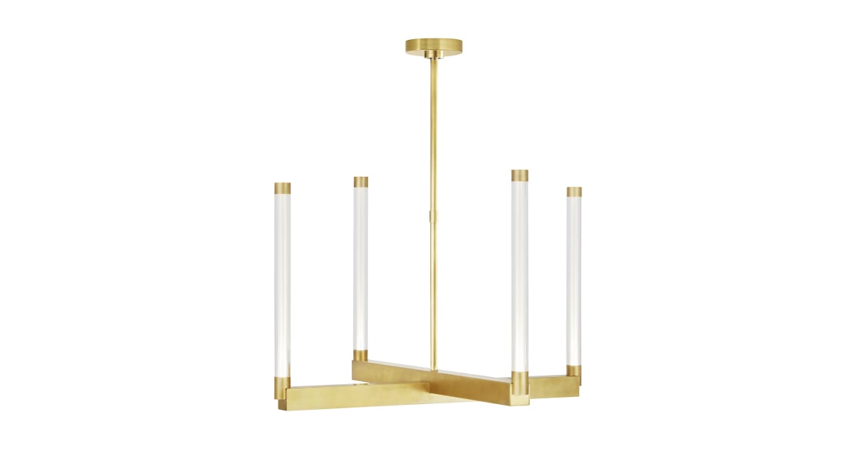 Visual Comfort 700PHB24NB-LED927 Phobos 24" Wide LED Linear Chandelier ...