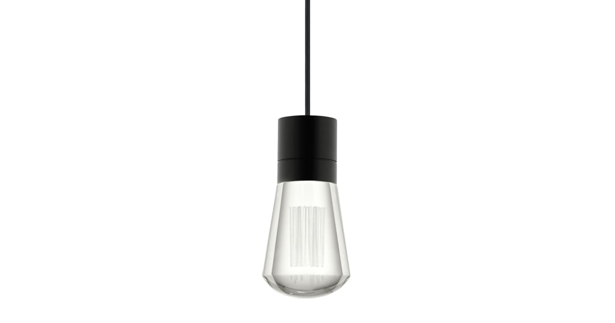 Visual Comfort 700TDALVPMCBB-LED930 Alva 4" Wide LED Mini Pendant with ...