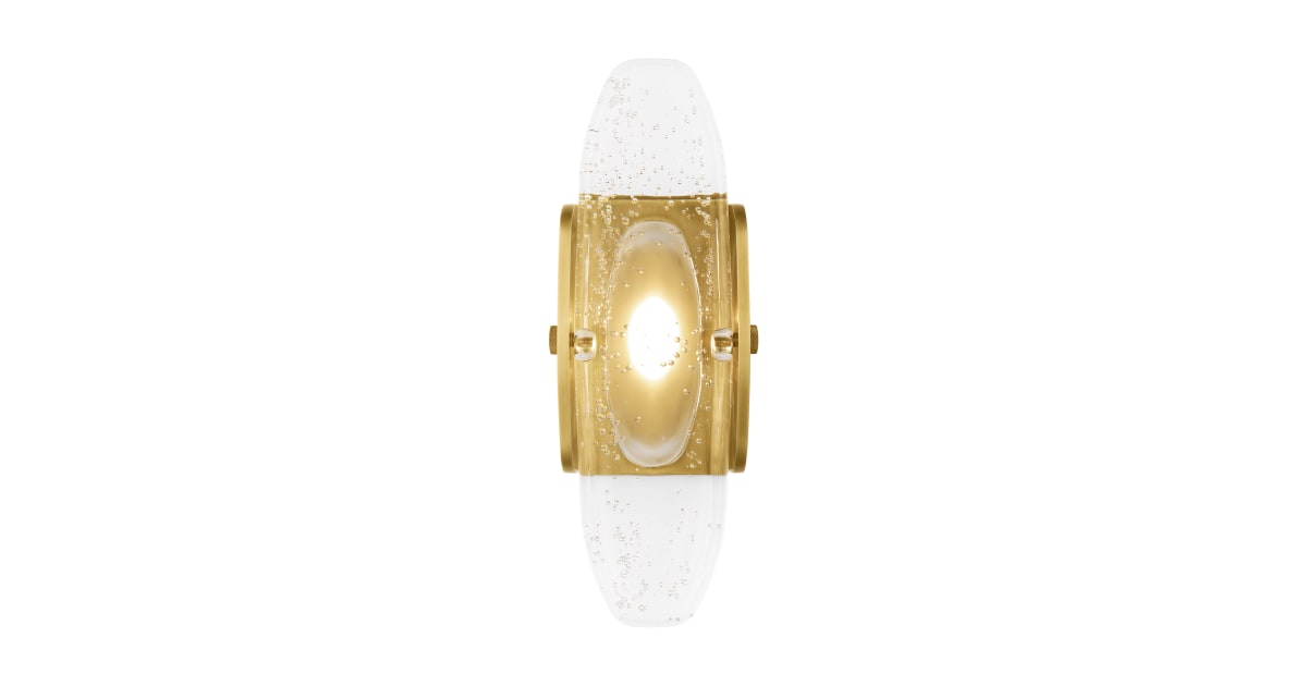 Visual Comfort 700WSWYT15BR-LED927-277 Wythe 15" Tall LED Wall Sconce ...
