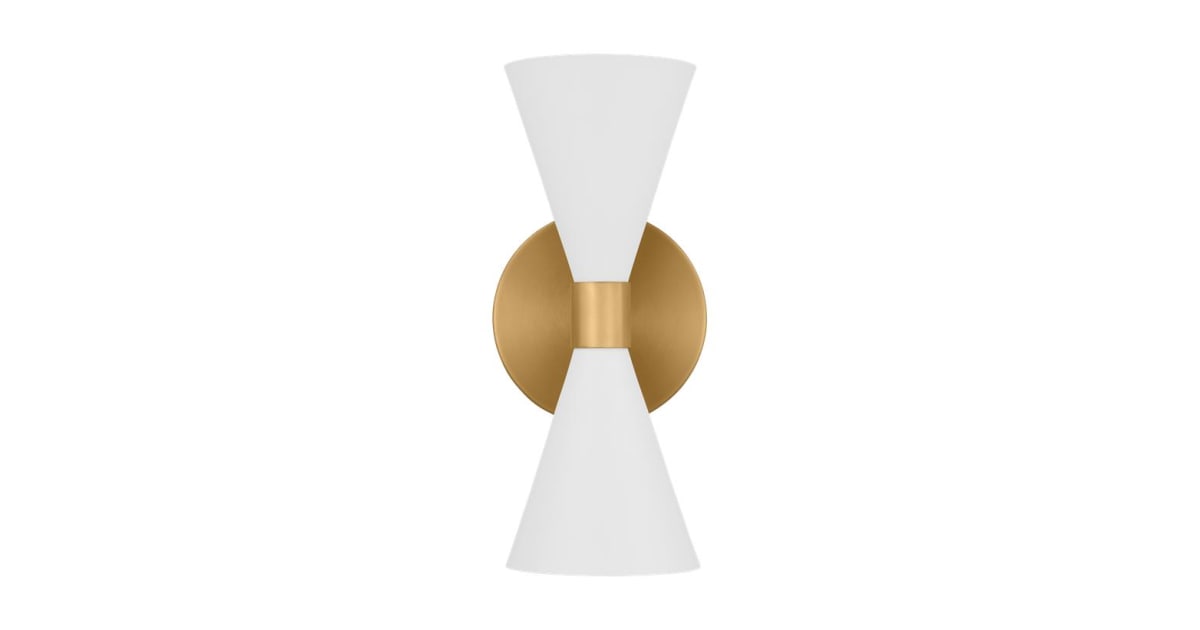 Visual Comfort AEW1032MWT Albertine 2 Light 13" Tall Bathroom Sconce ...