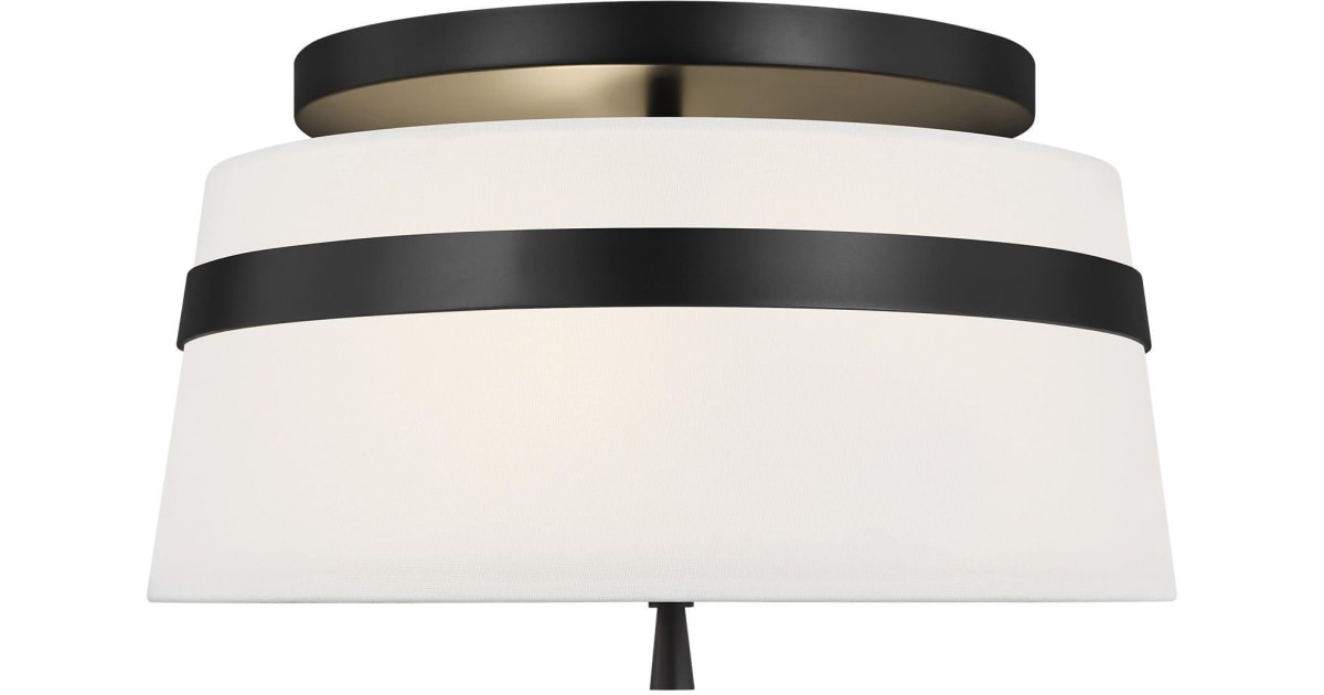 Visual Comfort AF1143AI Cordtlandt 3 Light 14" Wide Semi-flush Ceiling ...