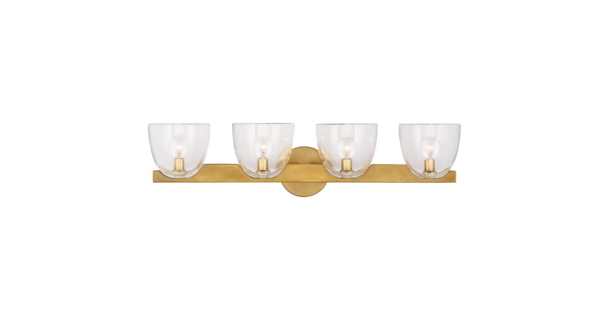 Visual Comfort ARN 2493HAB-CG Carola 4 Light 30" Wide Vanity Light ...