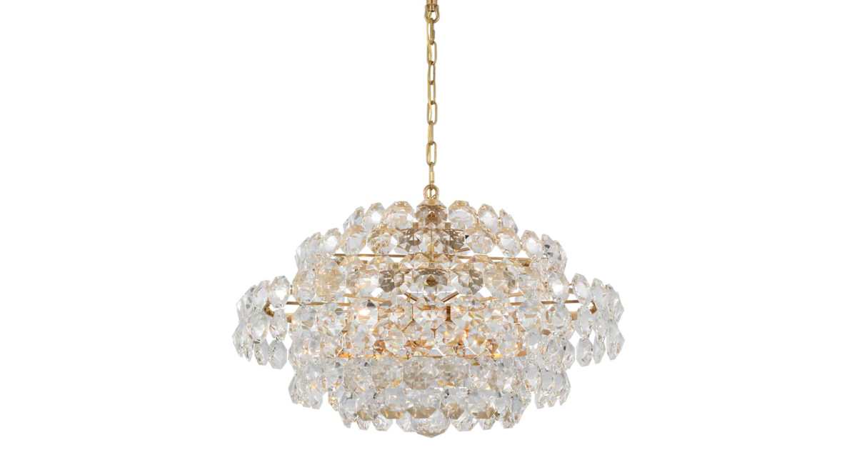 Visual Comfort ARN 5105HAB-CG Sanger 12 Light 29" Wide Crystal ...