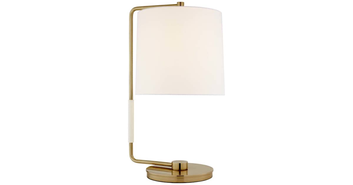 Visual Comfort BBL 3070SB-L Swing 22" Tall Arc Table Lamp | Ferguson Home