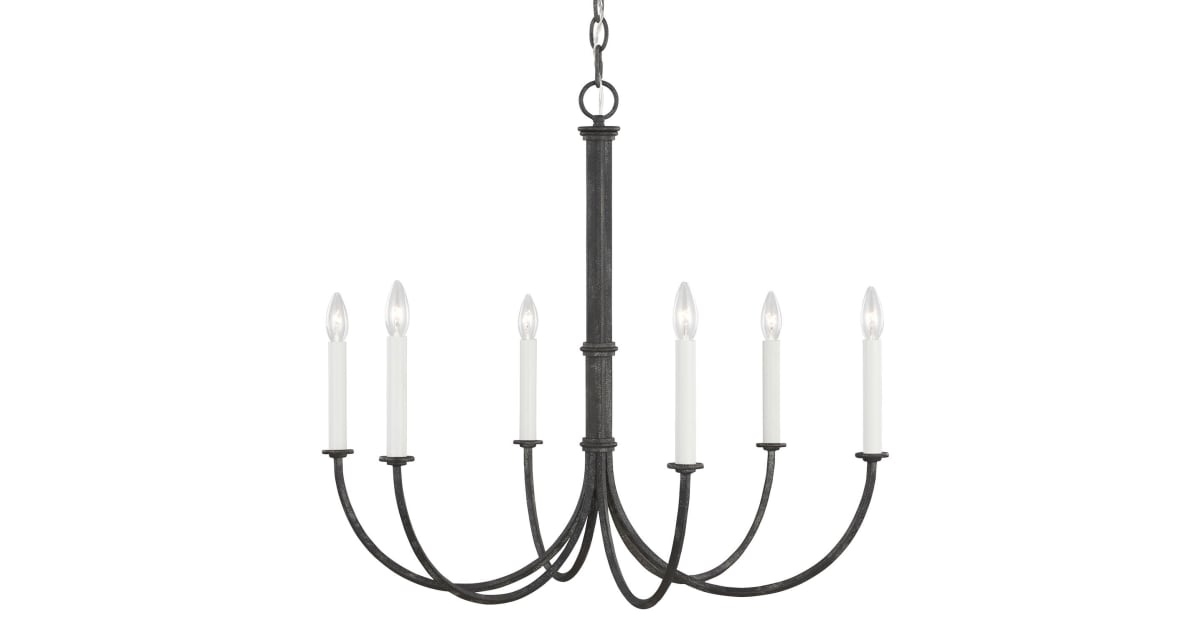 Visual Comfort CC1146IO Champlain 6 Light 31" Wide Chandelier ...