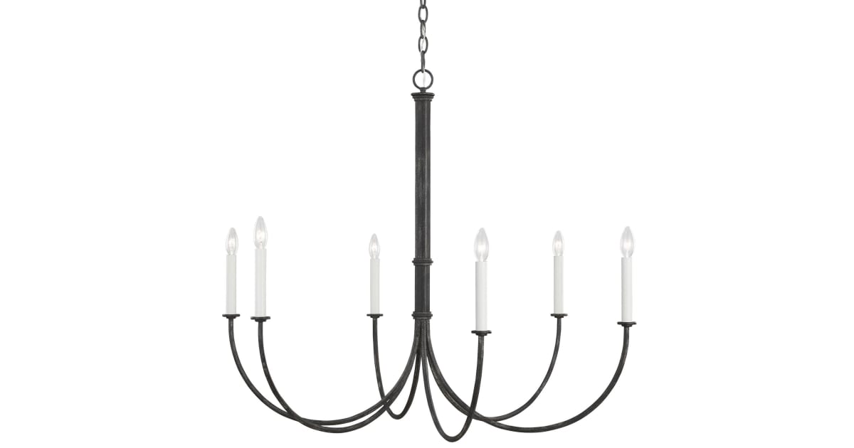 Visual Comfort CC1156IO Champlain 6 Light 41" Wide Chandelier ...
