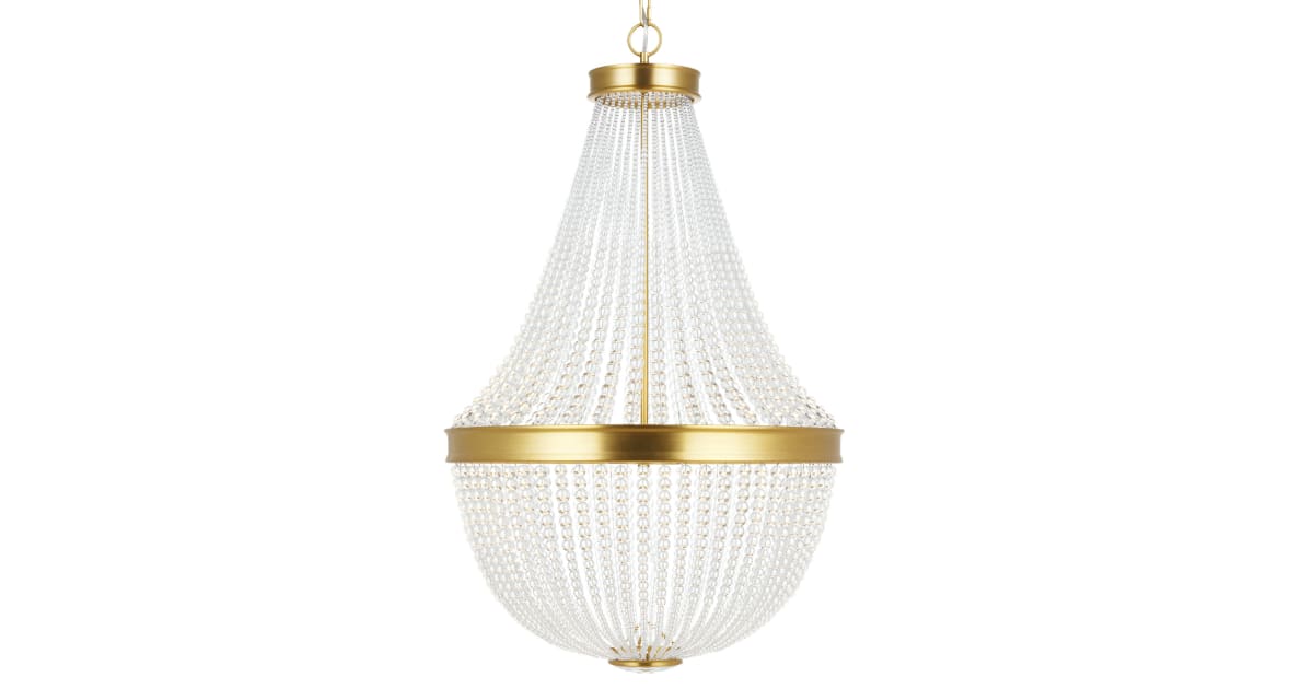 Visual Comfort CC14812BBS Summerhill 12 Light 25" Wide Crystal Empire ...