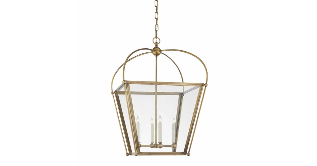 Visual Comfort CHC 3439AB-CG Riverside 21" Cage Style Chandelier by E ...