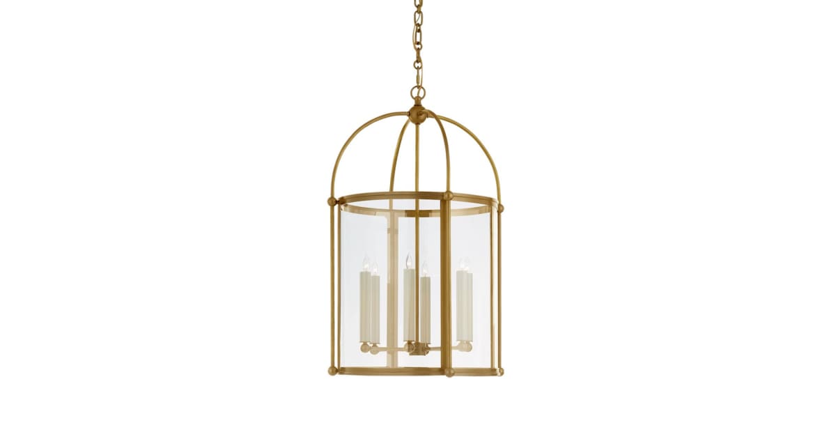 Visual Comfort CHC 3451AB-CG Riverside 6 Light 19" Wide Lantern ...