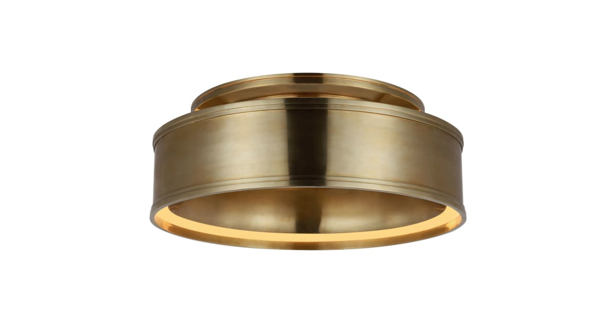Visual Comfort CHC 4612AB Connery 18" Wide LED Flush Mount Drum Ceiling ...