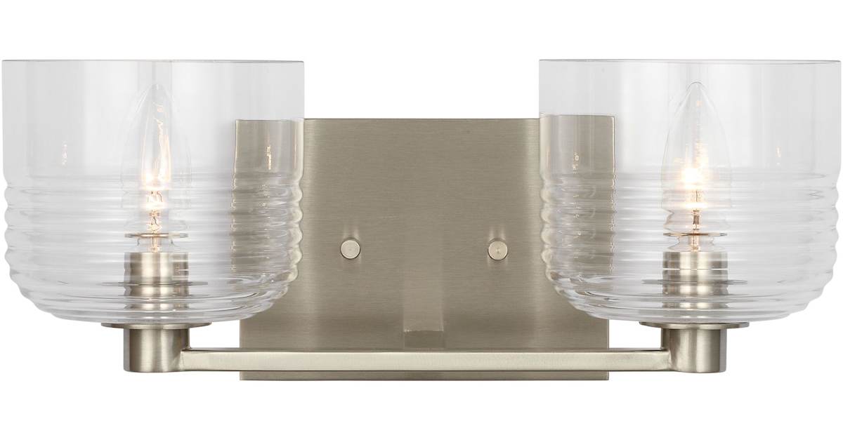 Visual Comfort DJV1112BS Lochdale 2 Light 15" Wide Vanity Light with ...